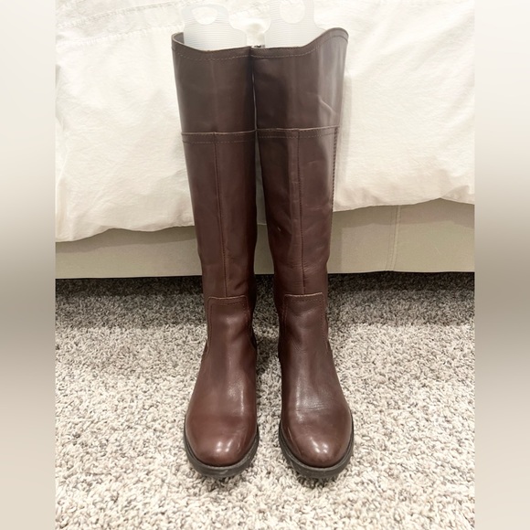 Audrey Brooke | Shoes | Audrey Brooke Euc Brown Leather Riding Boots ...